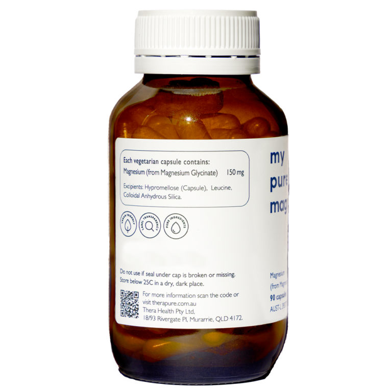 my pure magnesium - therapure - pure supplements made in Australia